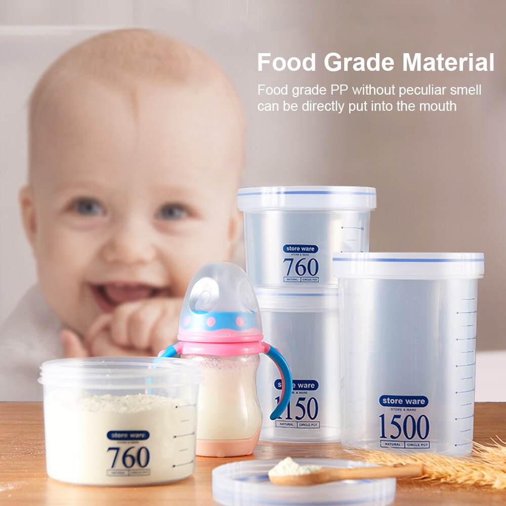 Recipiente de comida sellado transparente, aperiti... – Grandado