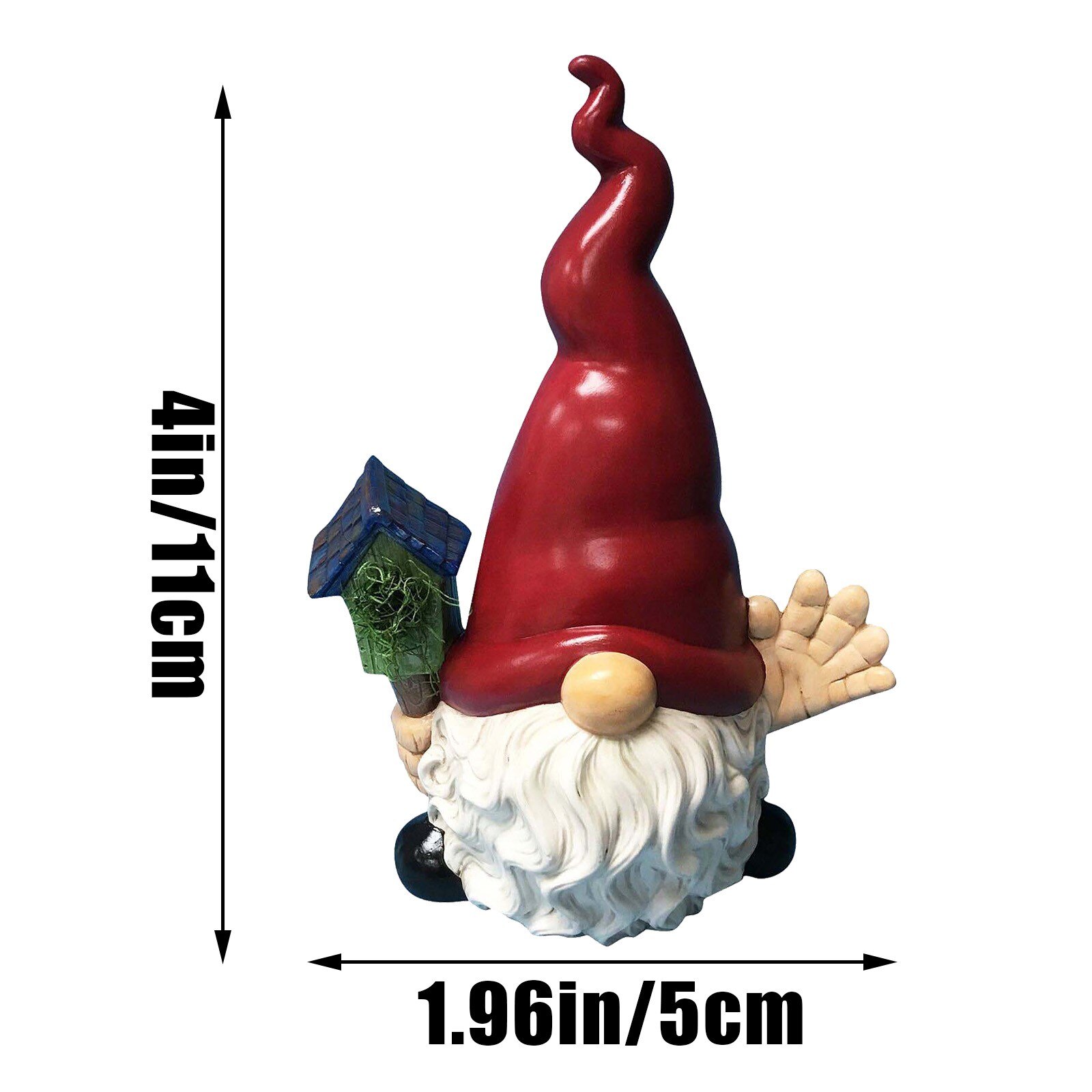 Tuin Gnome Standbeeld Dwerg Hars Standbeeld Collec... – Vicedeal