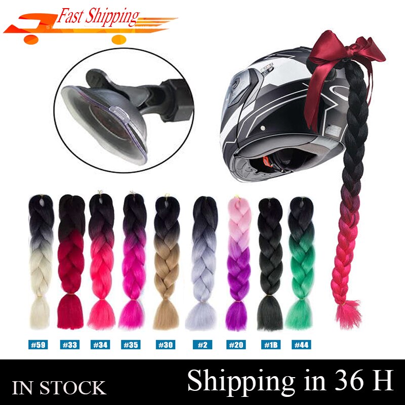 Motorräder Helm Zöpfe Helm Schmücken Zöpfe retro M... – Grandado