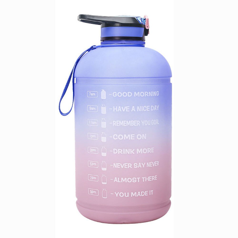 3.78L Gallon Water Bottle Gradient Straw Sports Ke... – Vicedeal