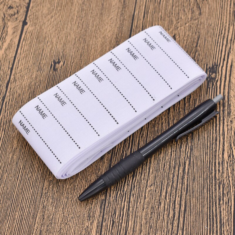 100PCS/pack White Handmade Sew-On Cloth Name Label... – Grandado