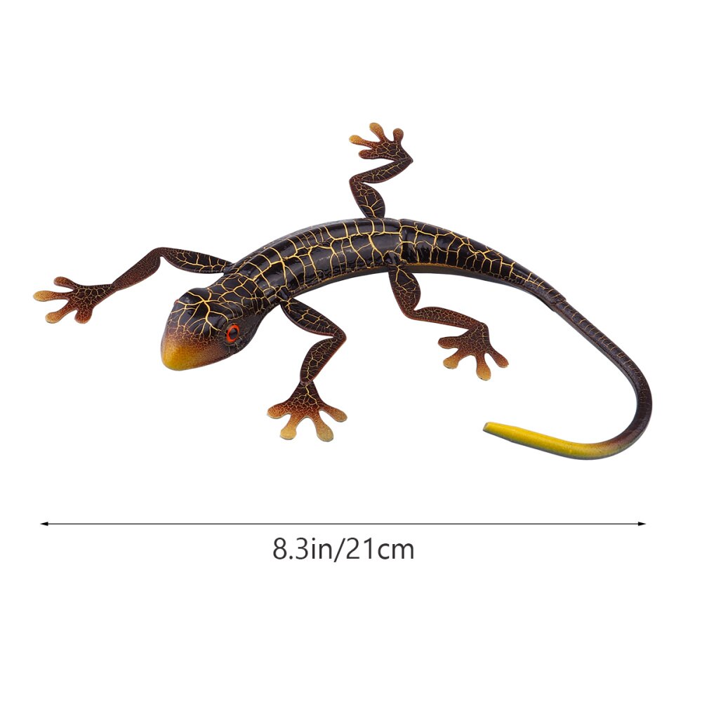 1Pc Metal Gecko Realistic Nice DIY Vivid 3D Gecko ... – Vicedeal