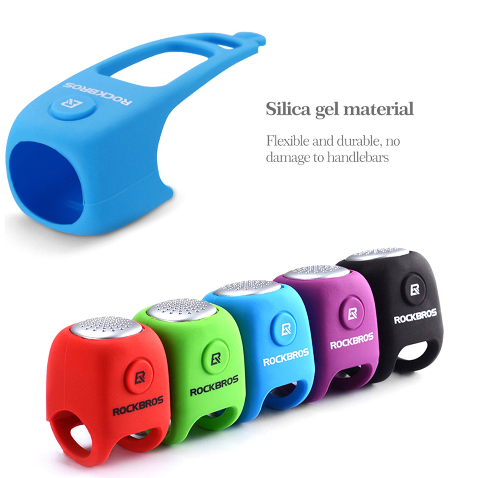 ROCKBROS MTB Fiets Stuur Bell silicagel Shell Ring... – Grandado