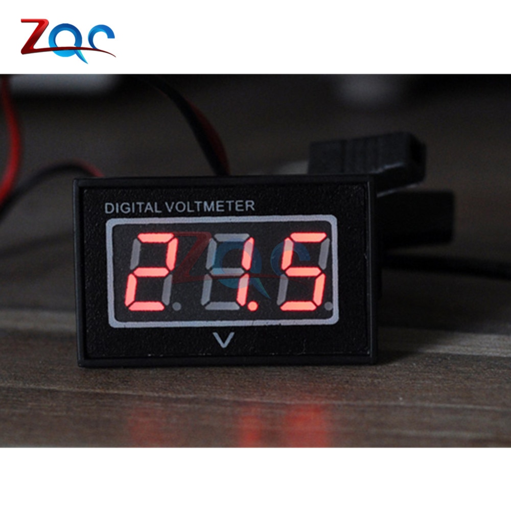 DC 15-120V Digital Voltmeter Voltage Meter Volt Me... – Grandado