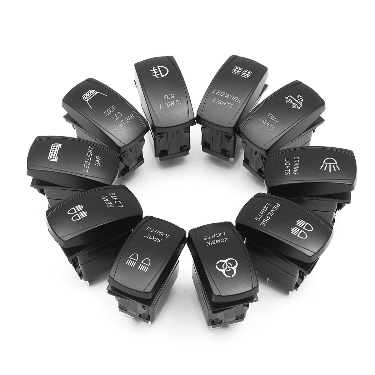 1x 2V/20A 24V/10A Car Boat Rocker Switch Orange Bl... – Vicedeal