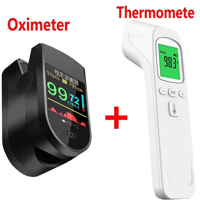 Human body thermometer SPO2 PR PI Oximeter Non-con... – Grandado