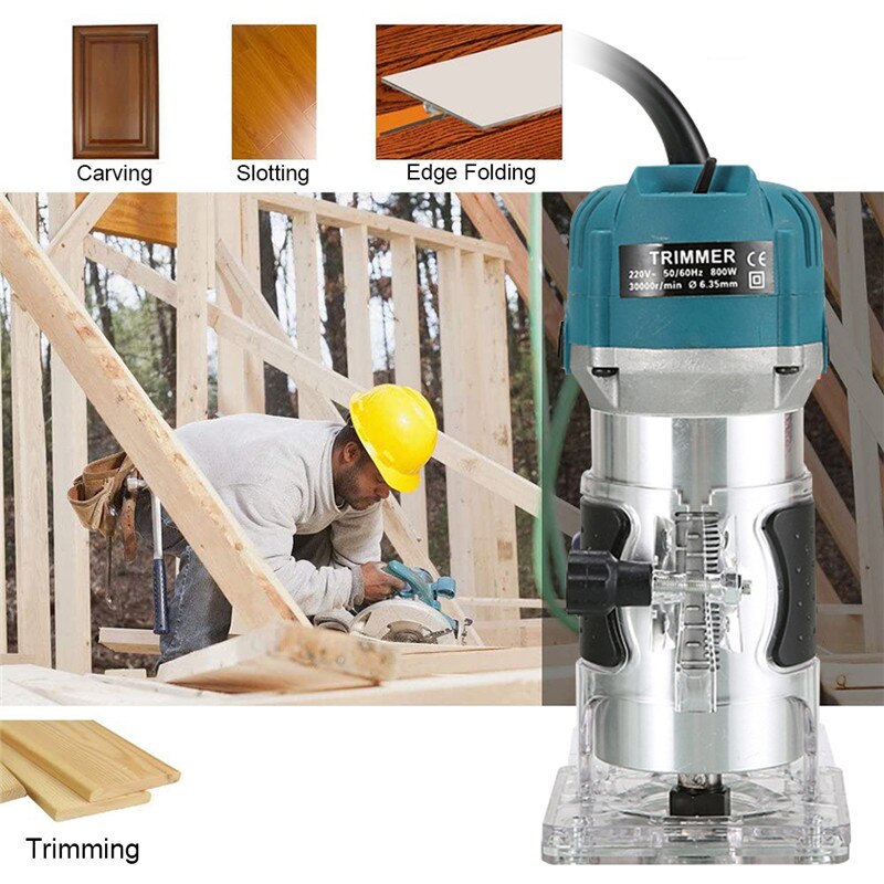 800W Elektrische Trimmen Machine 30000Rpm Hout Tri... – Grandado
