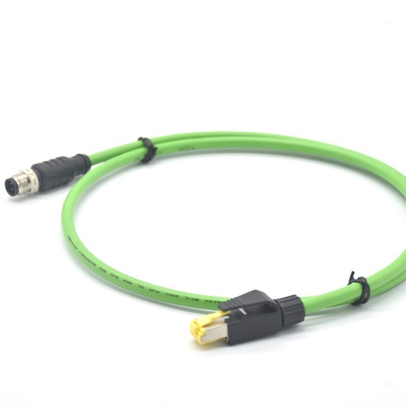 M12 4 Pin D Code To RJ45 Connector Male and Female... – Grandado