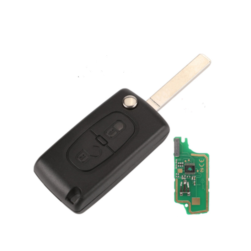 2 Button Remote Key 434Mhz Vragen ID46 PCF7961 Chi... – Grandado