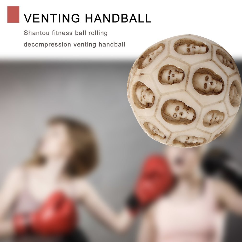 Skull Fitness Ball Hand Exercise Balls Retro Skull... – Grandado