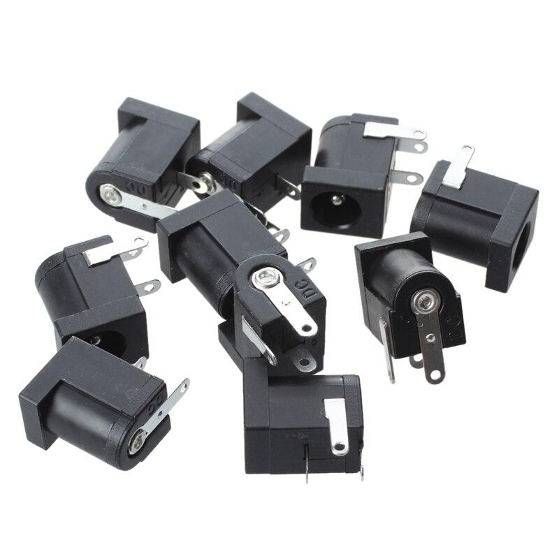 10pcs DC Power Jack Socket 2.1mm Barrel-Type PCB M... – Vicedeal