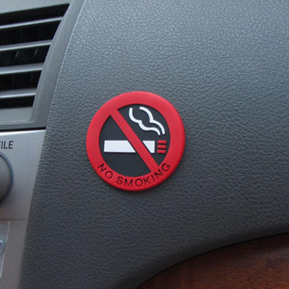 Universal No Smoking Car Stickers Styling Round Re... – Grandado