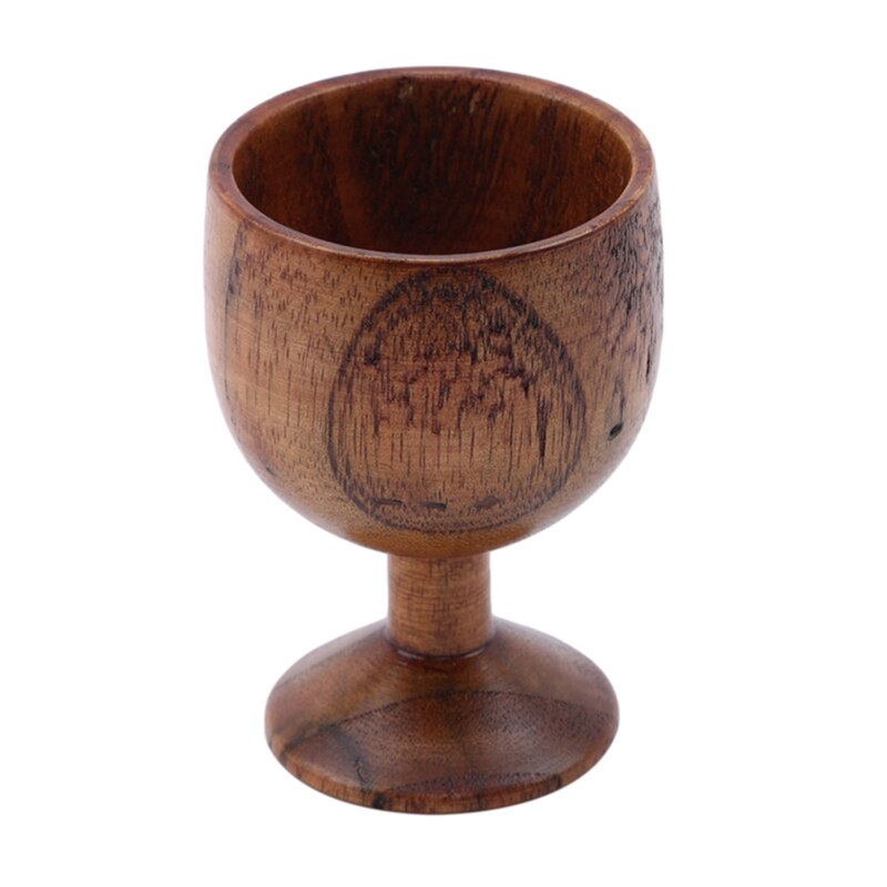 Wooden Wine Glass Solid Wood Jujube Wine Glass Hig... – Grandado