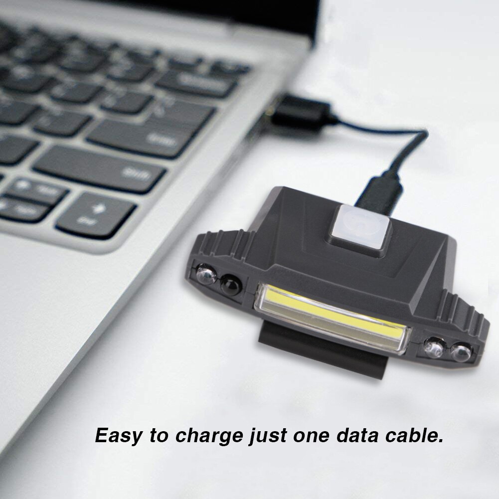Sanyi COB LED Cap Light Headlight USB Charging Hea... – Grandado