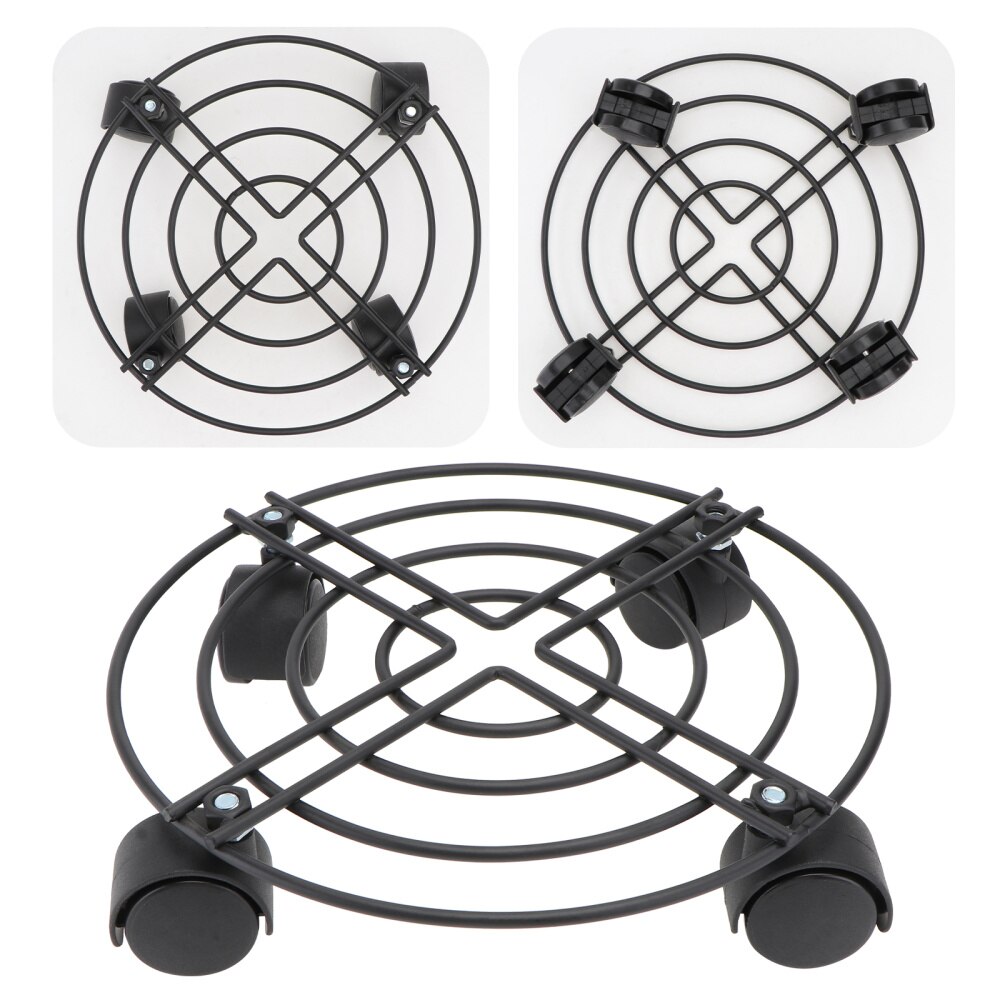 1Pc Universal Wheel Movable Flower Pot Stand Iron ... – Grandado