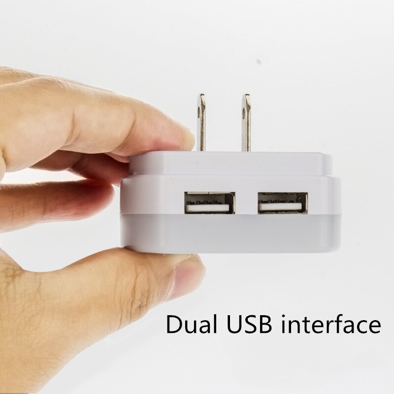 LED Sensor Control Night Light EU US Plug Dual USB... – Grandado