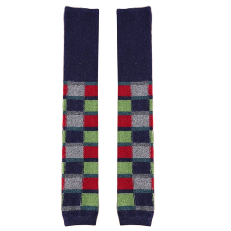 Women Winter Knit Faux Wool Thigh High Socks Multi... – Vicedeal