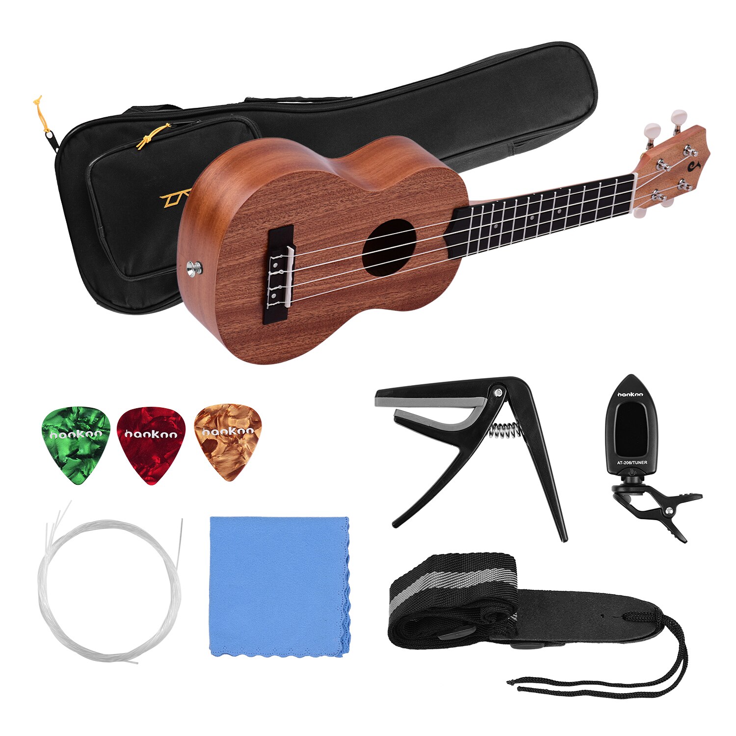 21 Inch Acoustic Soprano Ukulele Ukelele Uke Merba... – Grandado