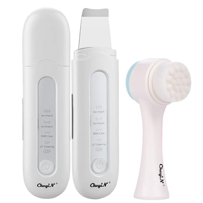 CkeyiN Ultrasonic Skin Scrubber Facial Peeling Ext... – Grandado