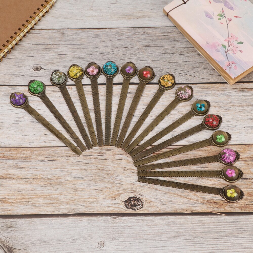 Multifunctional Retro Flower Bookmarks Metal Bronz... – Vicedeal
