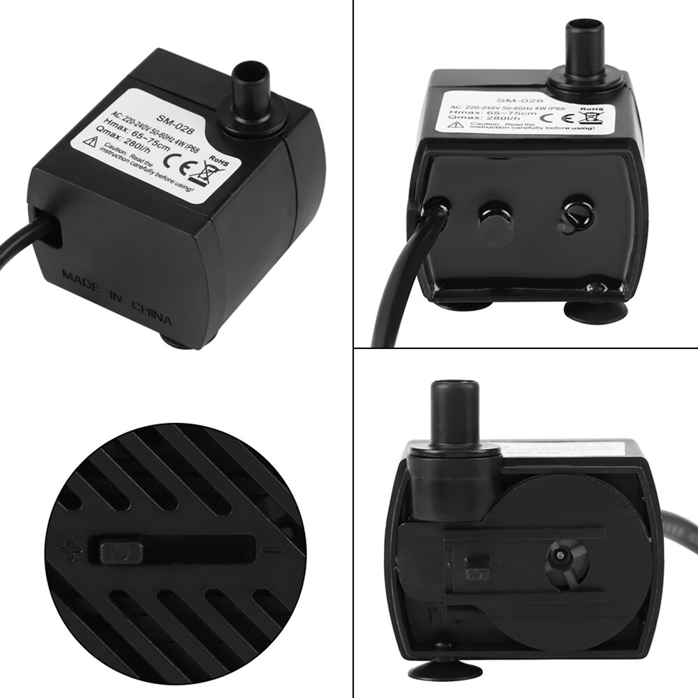 Water Pump Ultra-Quiet Submersible Water Fountain ... – Grandado