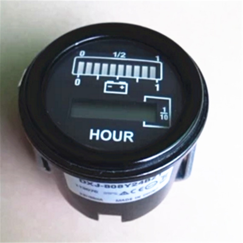 Round 24V 48V 803 Battery Indicator Hour Metre DXJ... – Grandado