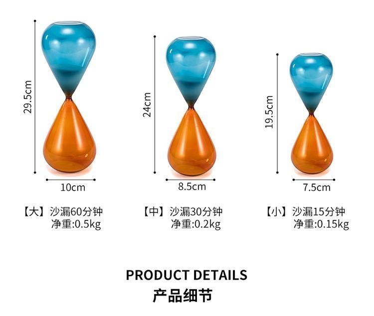 Two-color Hourglass Timer Home Decor Desk Living R... – Vicedeal