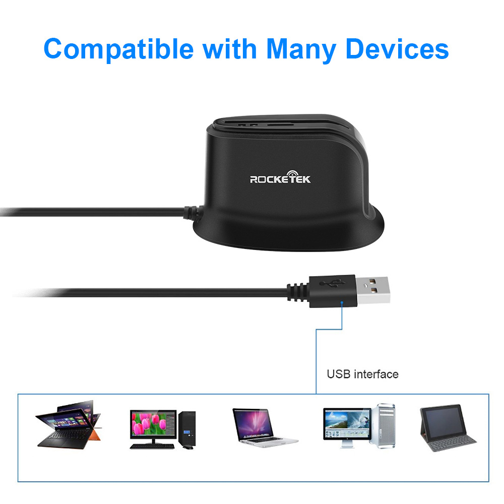 Rocketek ISO 7816 USB SIM Smart Card Reader for Ba... – Vicedeal