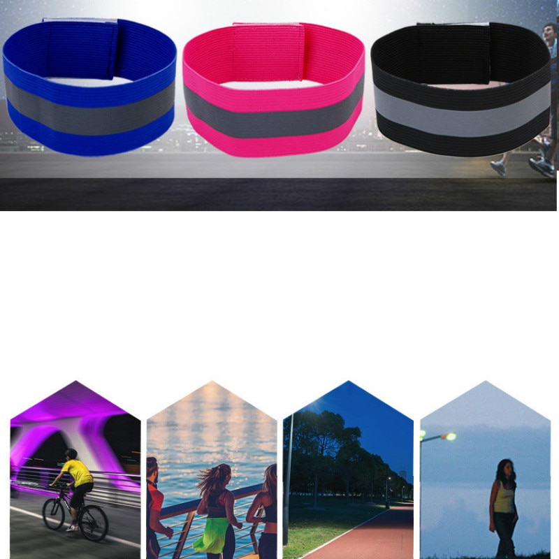 2PC Reflective Bands Elasticated Armband Wristband... – Vicedeal