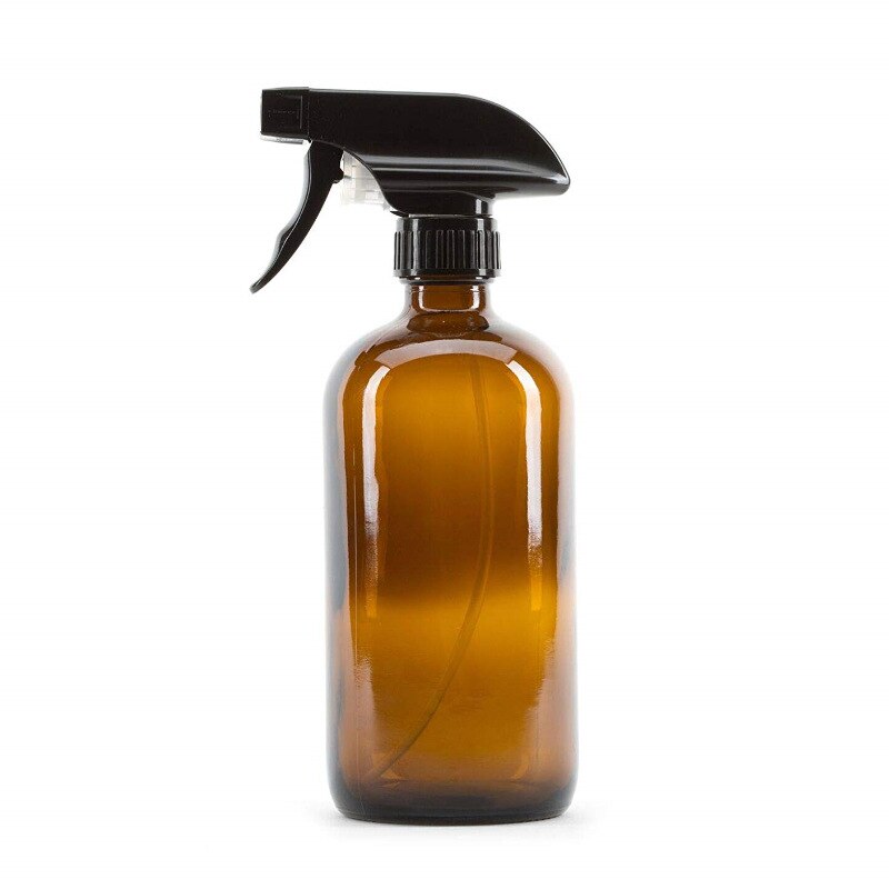 500ml Amber Glass Spray Bottle with Black Trigger ... – Grandado