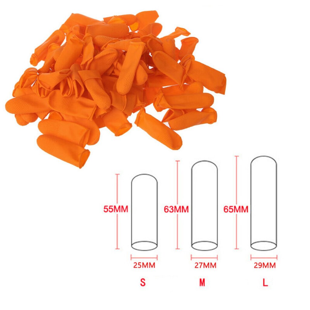 Anti-contact Finger Cots Nail Art Latex Fingertips... – Vicedeal