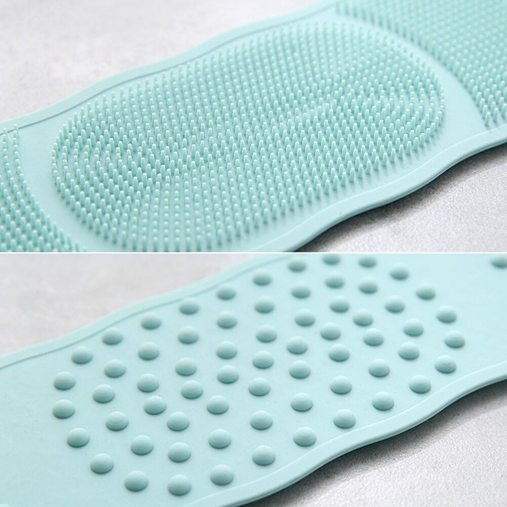Silicone Shower Long Brush Bath Towel Back Rubbing... – Grandado
