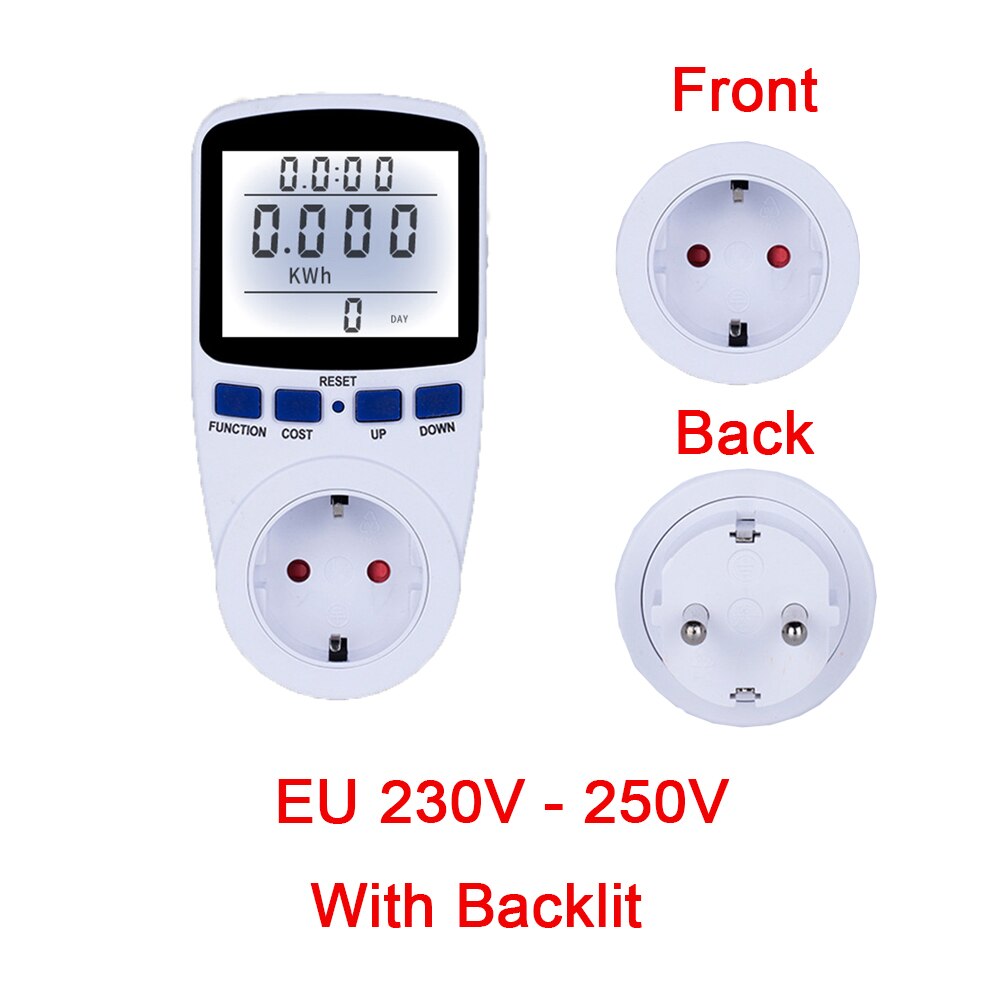 Ons Br Eu Plug Ac Power Meter 230V Digitale Voltag... – Grandado