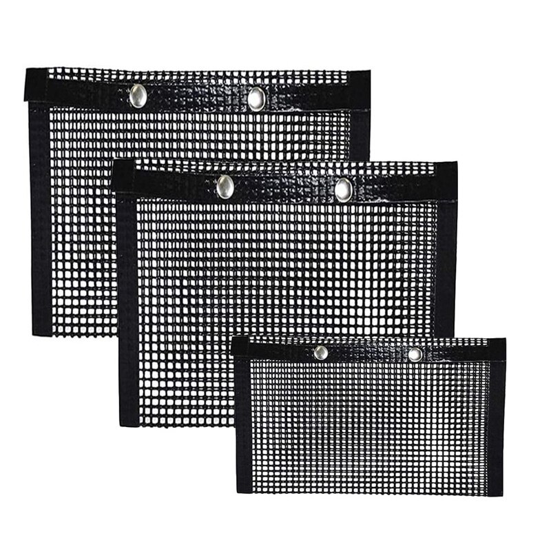 3 Pcs Non-stick Mesh Grillen Tas Non-stick Bbq Bak... – Grandado