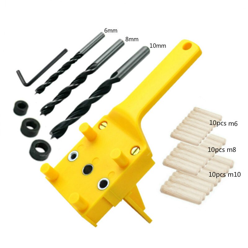 Woodworking Dowel Jig Drill Guide Positioning Tool... – Grandado