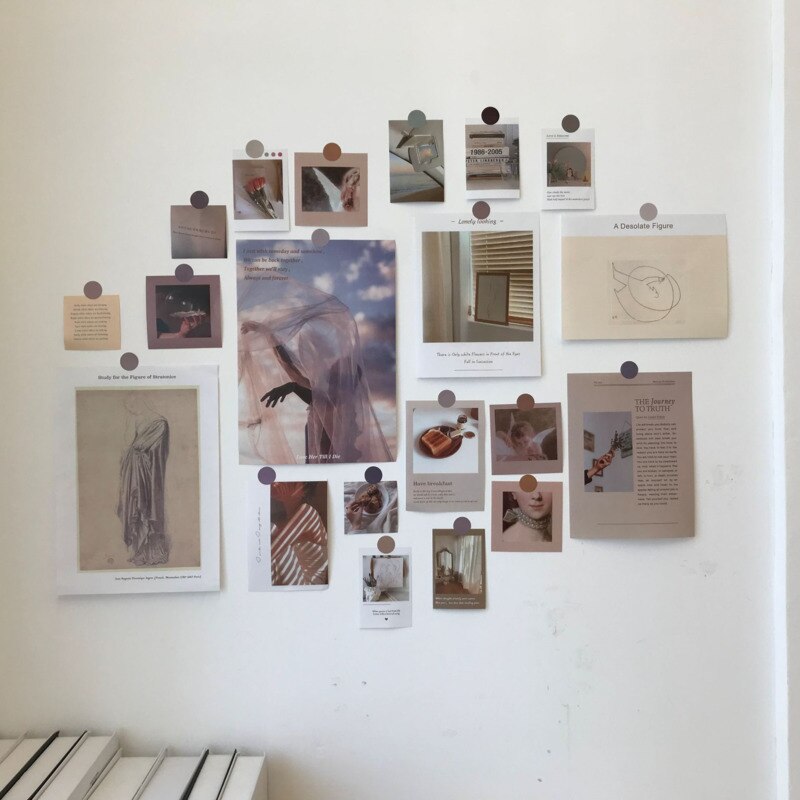 Ins Setting Sun Aestheticism Retro Art Postcard 20... – Grandado