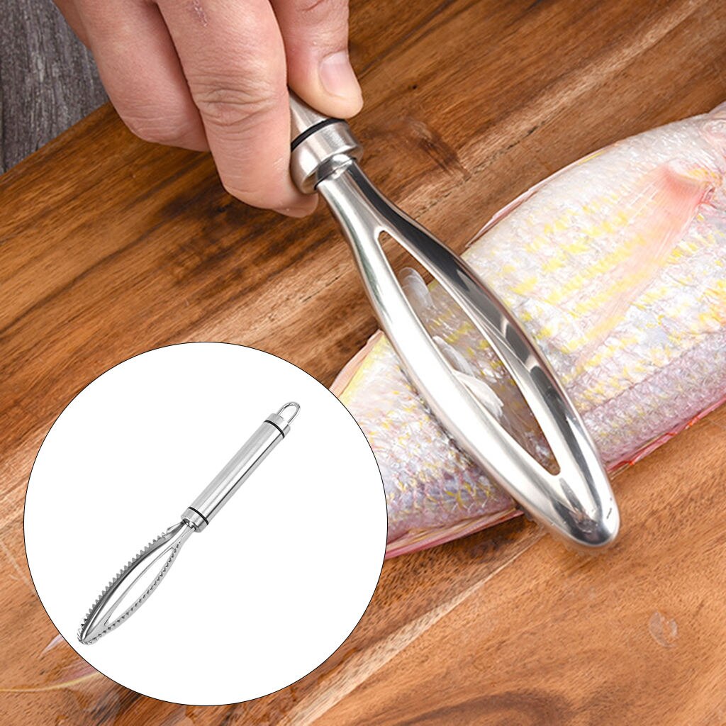 Portable Fish Scaler Remover Utensil Peeler Cleane... – Grandado