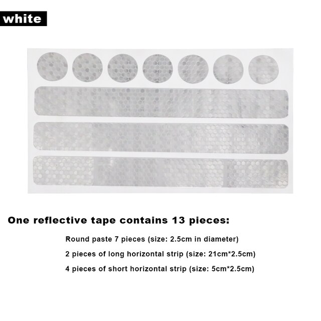 Bicycle Reflective Stickers Cycling Warning Reflec... – Vicedeal