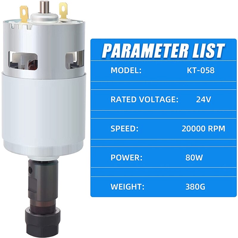 775 Spindle Motor with ER11 Collet & Connectio... – Grandado