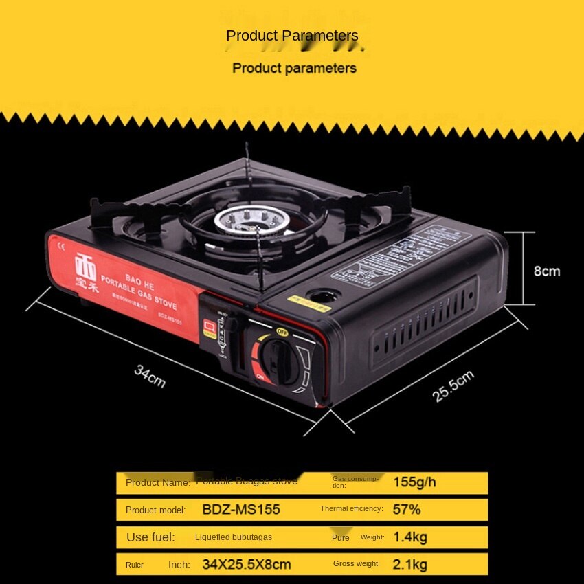 Camping Pot Portable Portable Gas Stove Outdoor Wi... – Grandado