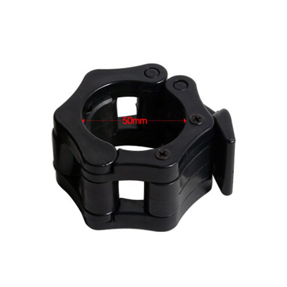 Black Barbell Quick Buckle Barbell Lock 50mm Dumbe... – Grandado