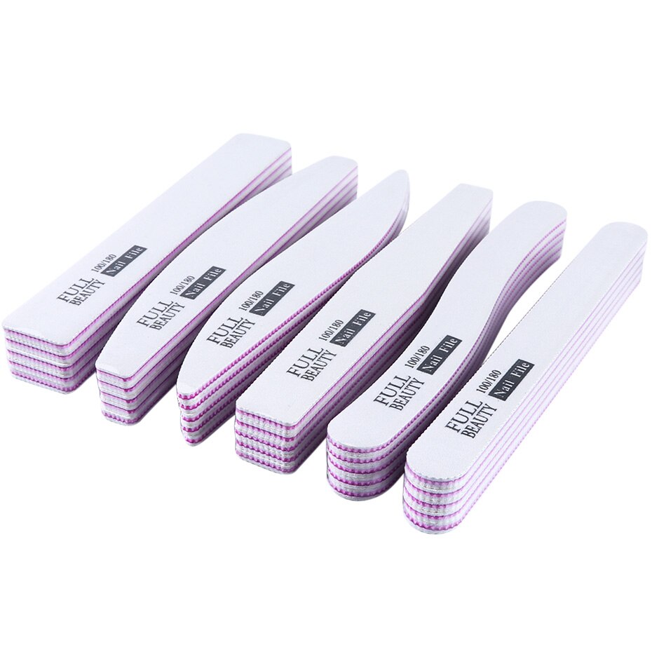 5 stks/partij Nagelvijlen 100/180 Buffing Schuurpa... – Grandado