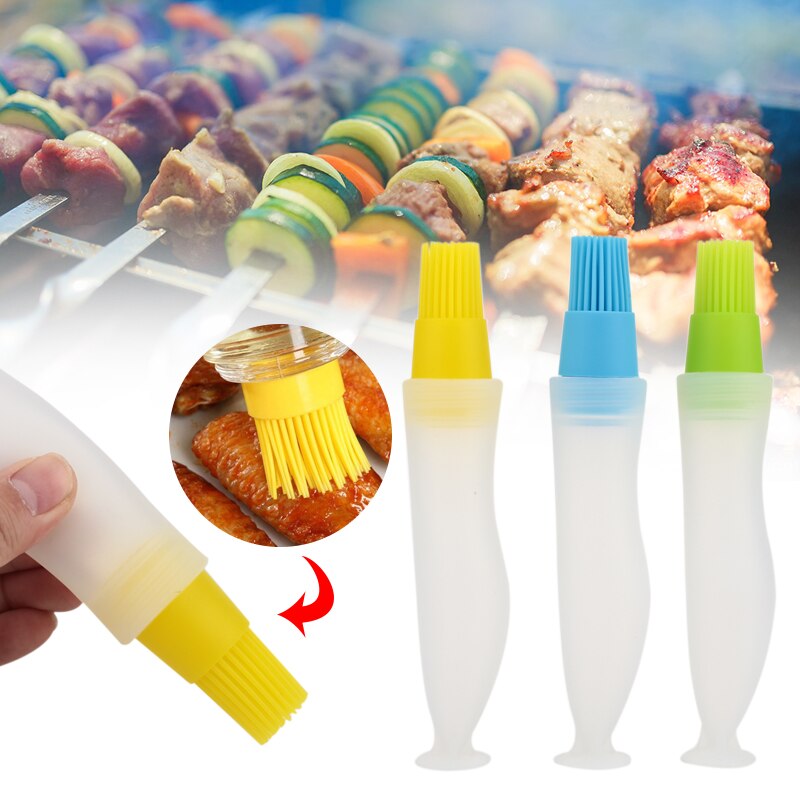 Silicone BBQ Oiler Environmental Tool Oil Brush fo... – Grandado