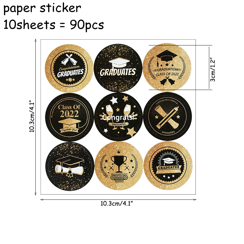 Graduation Balloons Congrats Grad Paper Garland Ba... – Grandado