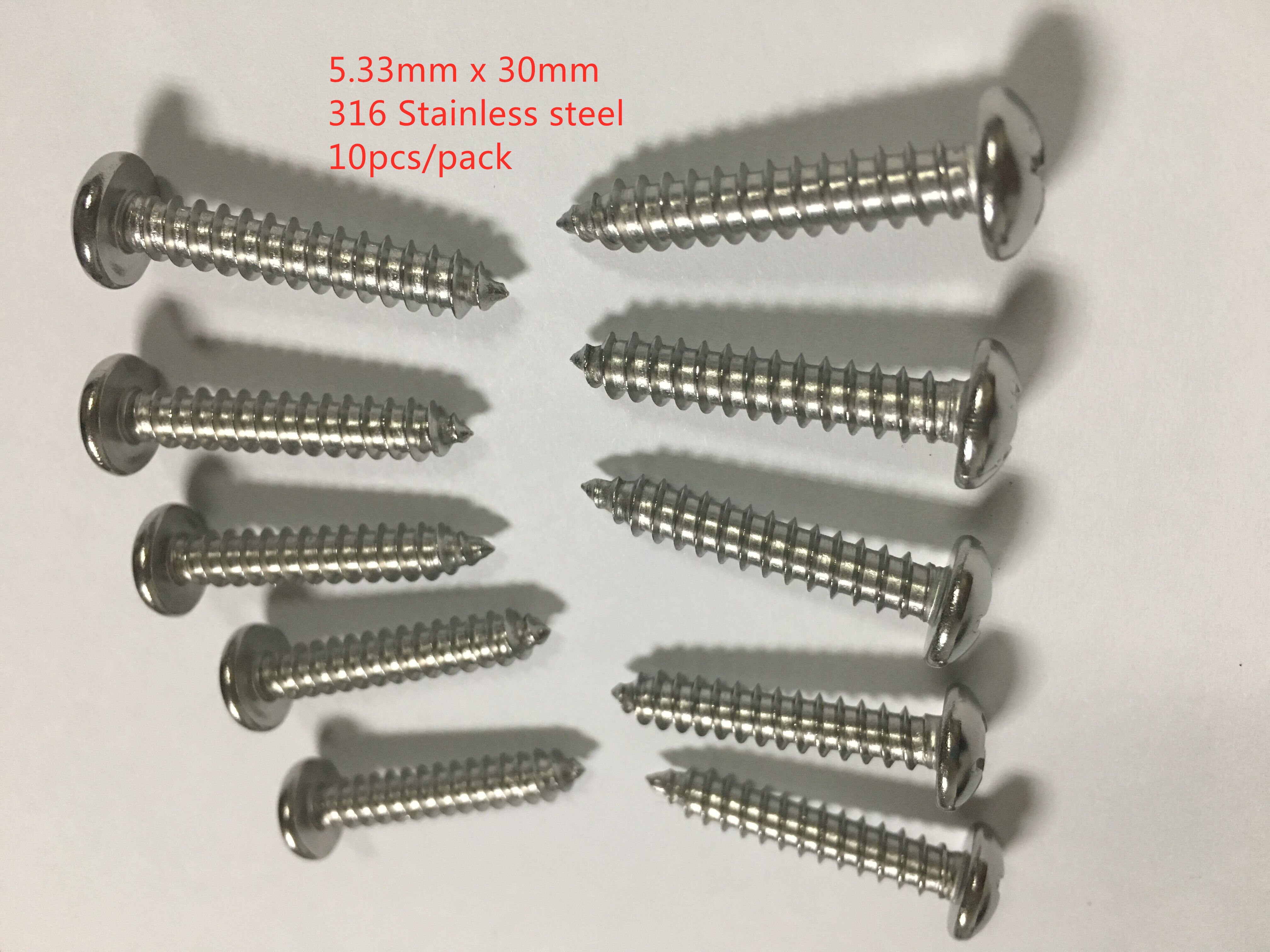 316 rvs zelftappende schroeven, Phillips Hoofd Hou... – Grandado