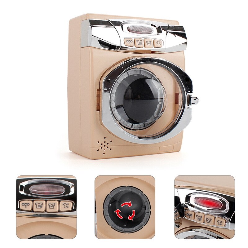 Pretend Play Toy Wash Machine Simulation with Soun... – Grandado