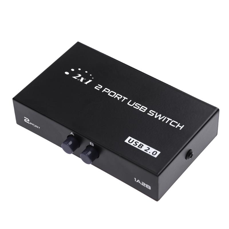 1A 2B 2 puertos USB Switcher Manual USB 2,0 Dispos... – Grandado