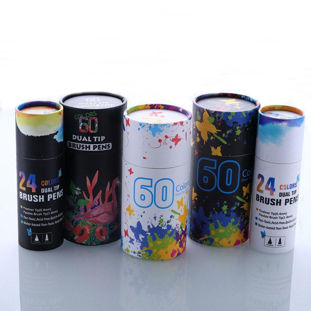 60 Colors Art Markers Dual Tips Fineliner Drawing ... – Grandado