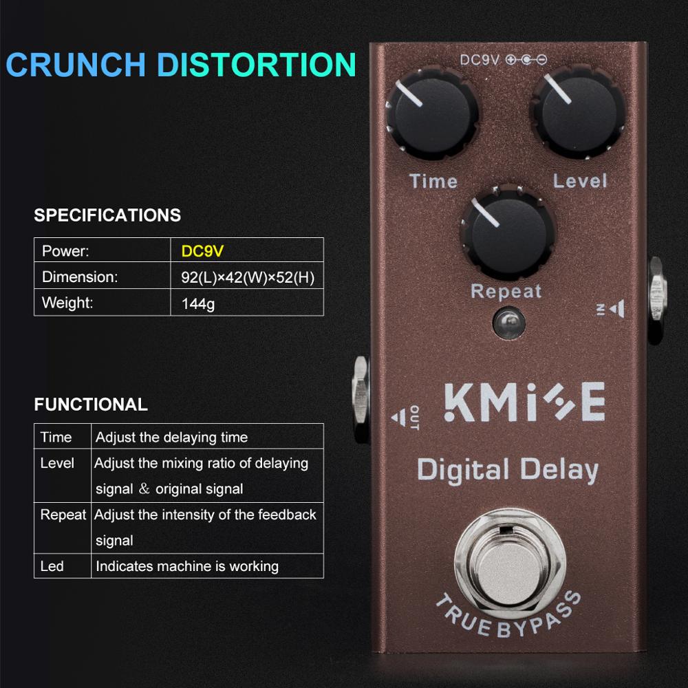 Kmise Mini Guitar Pedal Effect/Delay/Overdrive/Cru... – Grandado