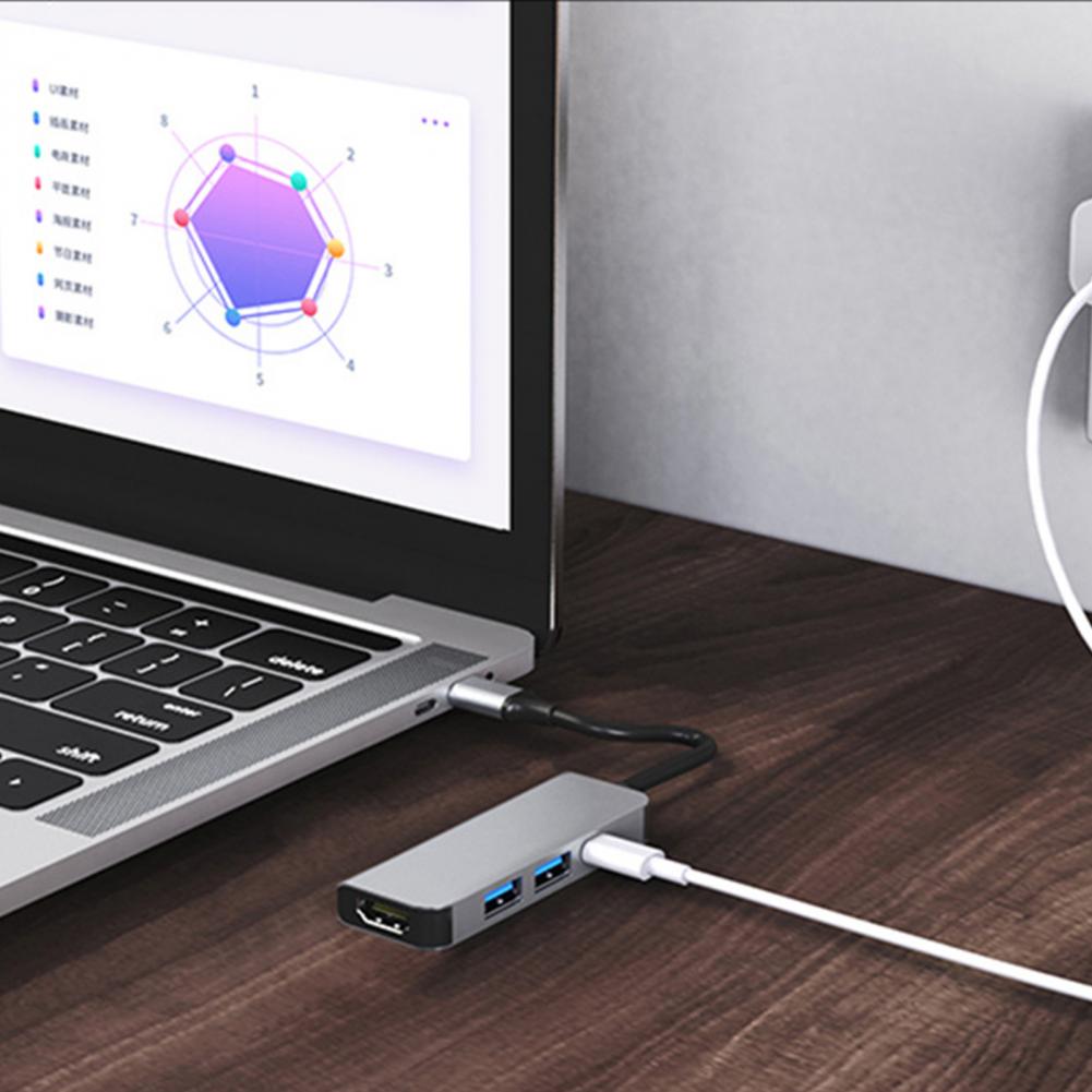 ！Docking Station Dual USB 3.0 Ports 4 in 1 4K High... – Vicedeal